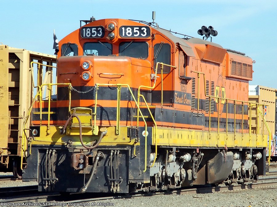 PNWR 1853 with Jolly Roger